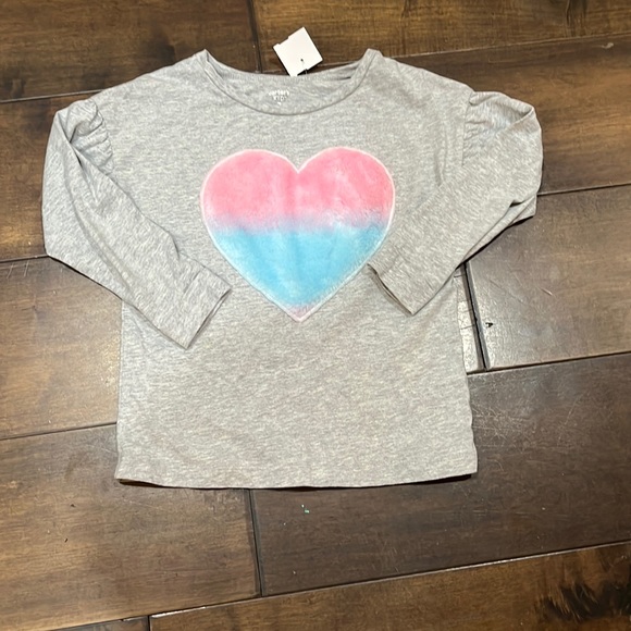Carter's | Shirts & Tops | Fuzzy Heart | Poshmark